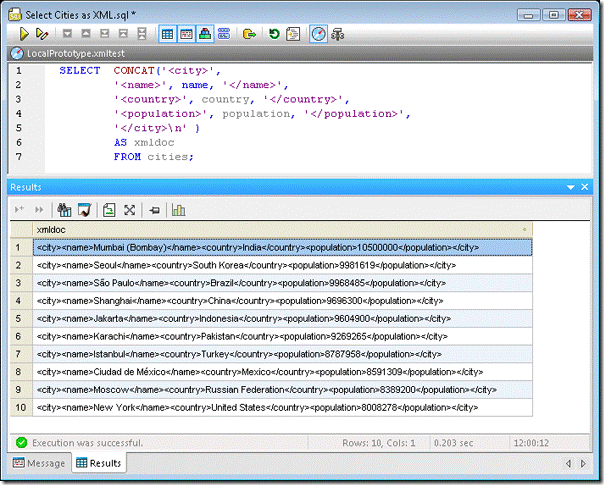 Creating Xml From Relational Databases Altova Blog